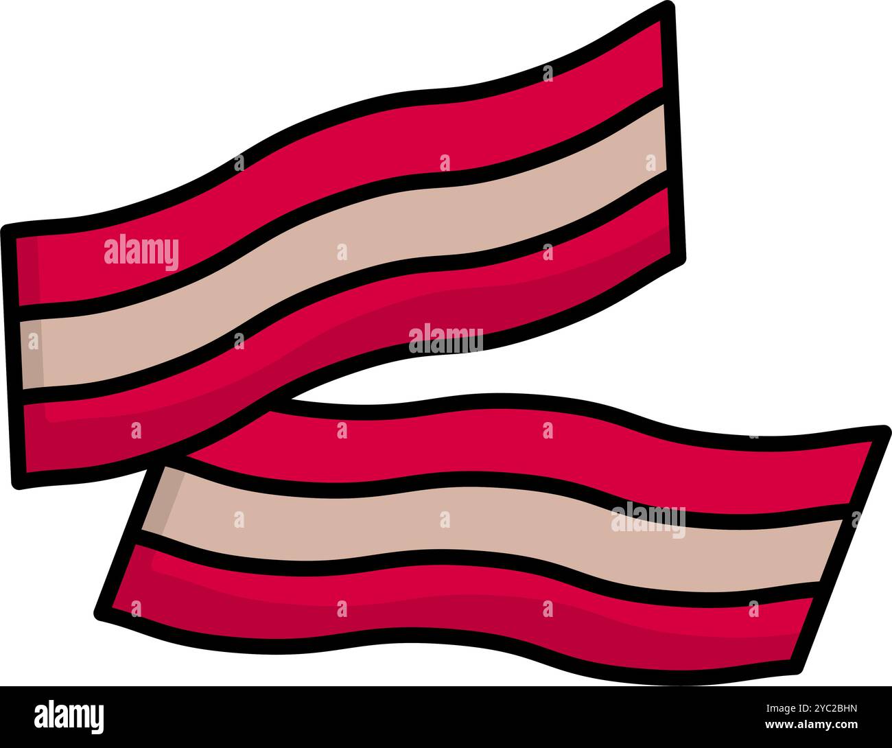 Bacon grilled Stock Vector Images - Alamy