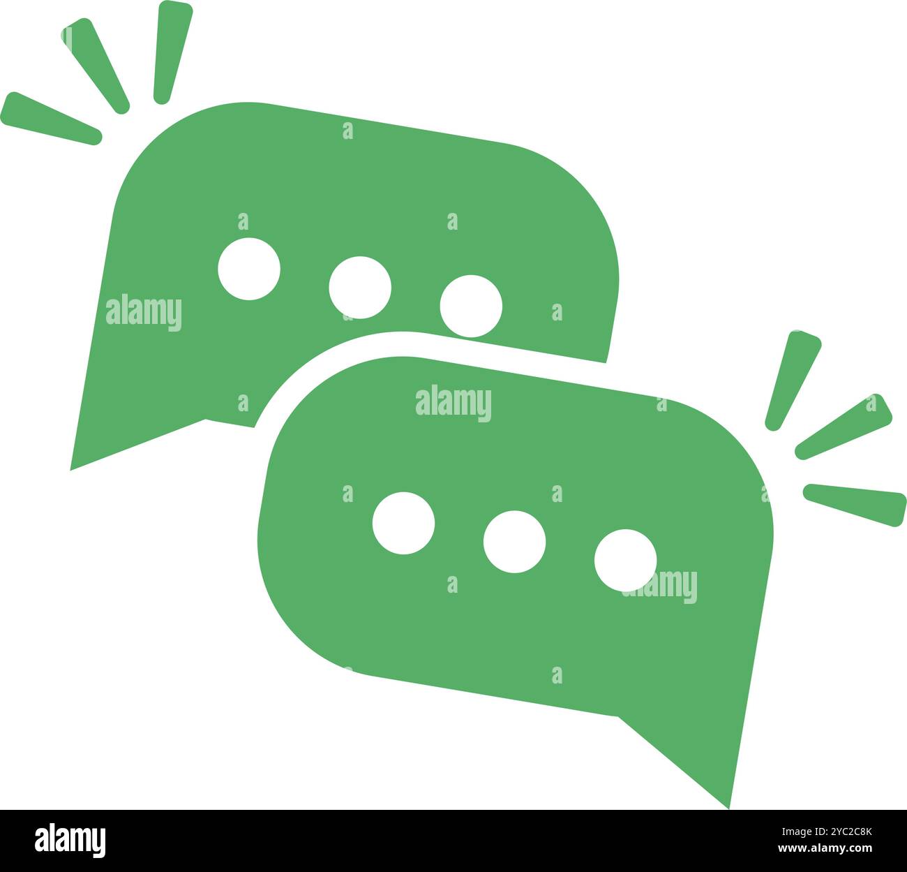 Lively conversation Cut Out Stock Images & Pictures - Alamy