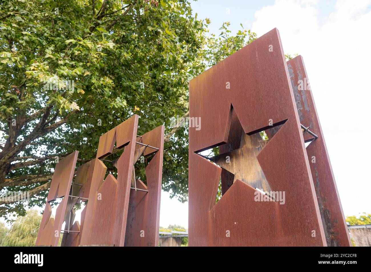 Schengen Luxembourg 1st October 2024. Monument Schengen agreement ...