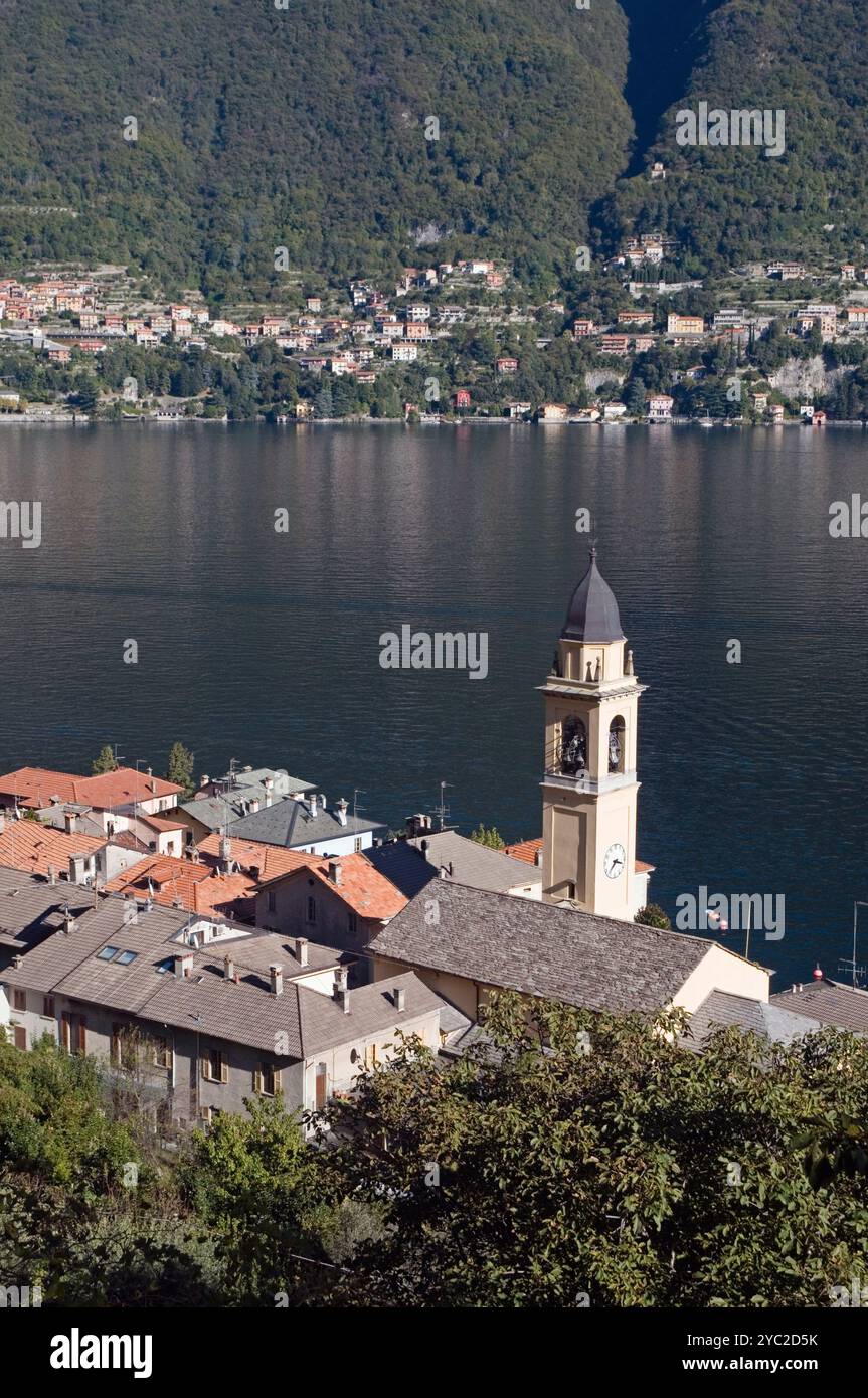 overhead view of Laglio, Lake Como, Italy Stock Photo - Alamy