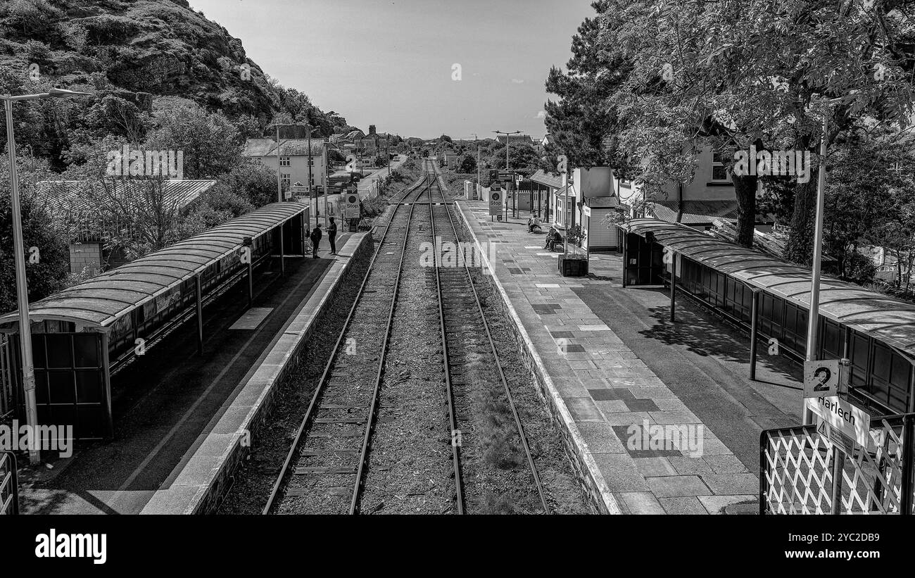 Harlech station hi-res stock photography and images - Alamy