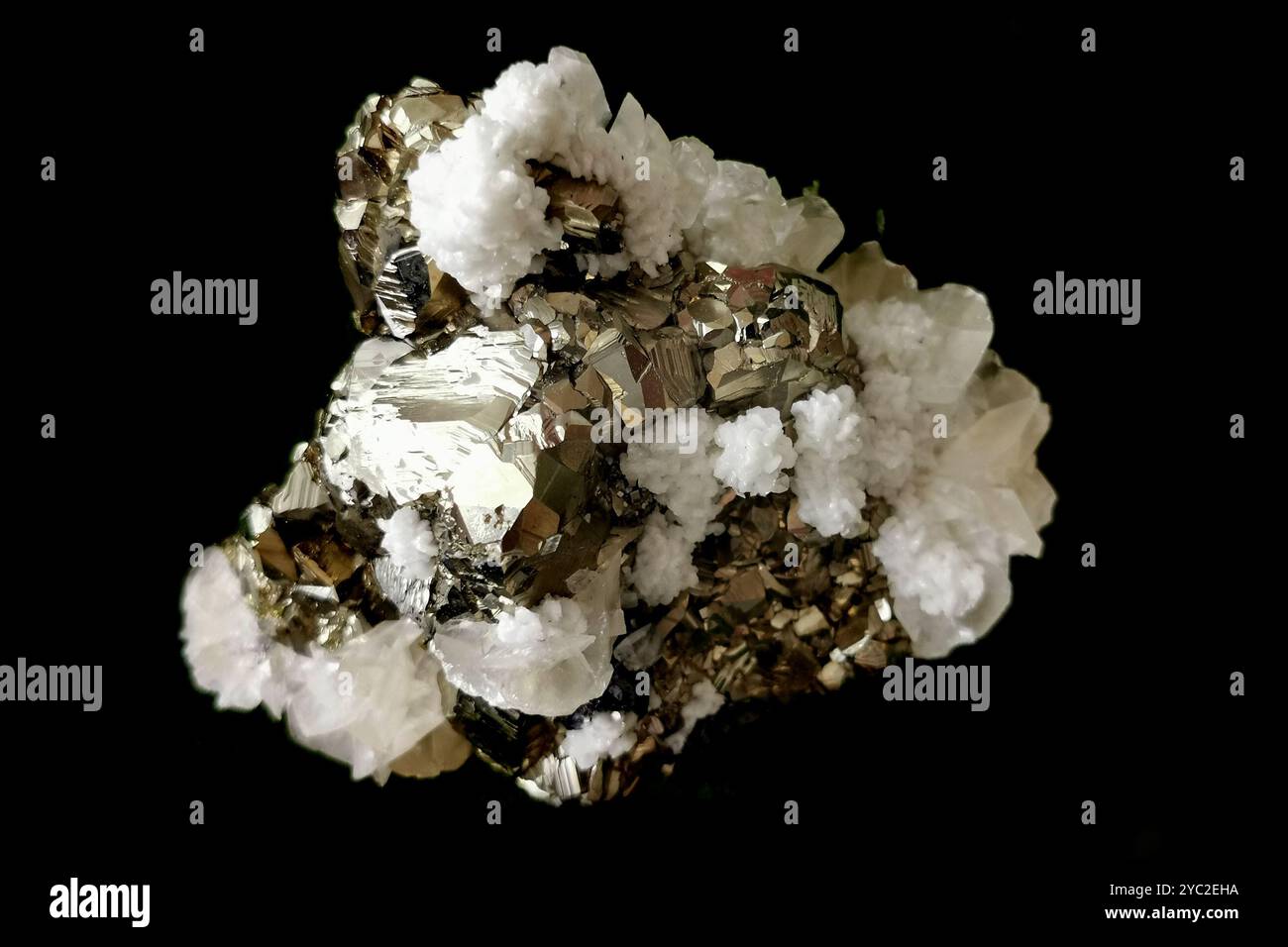 Beautiful pyrite isolated on hi-res stock photography and images - Alamy
