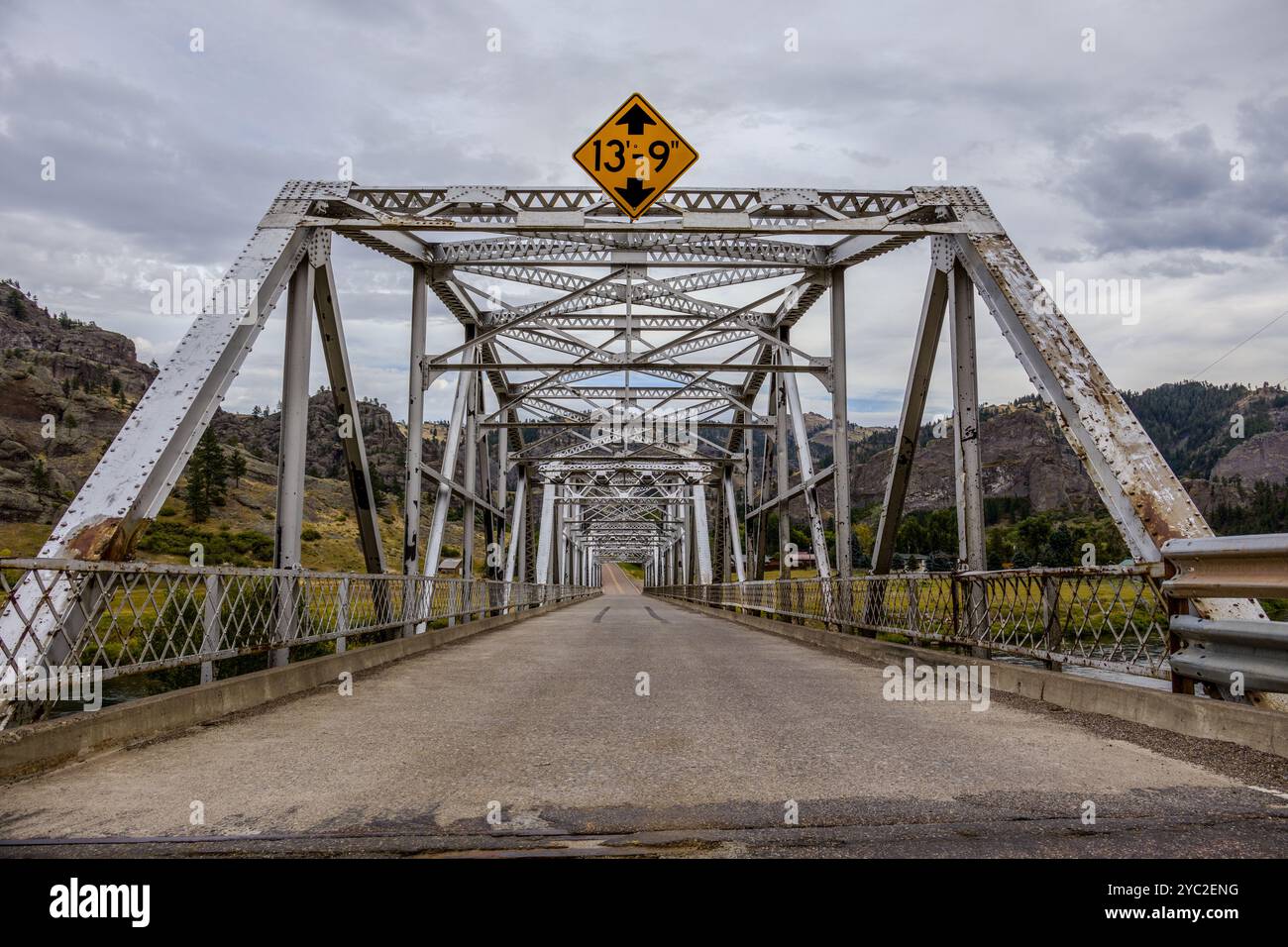 The Hardy Bridge in Montana Stock Photo - Alamy