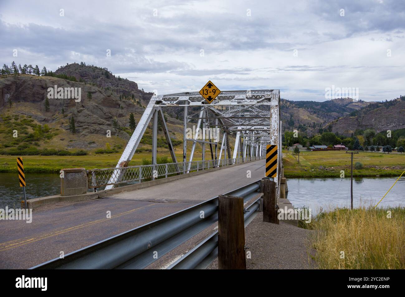 The Hardy Bridge in Montana Stock Photo - Alamy