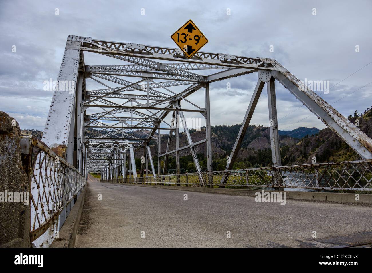 The Hardy Bridge in Montana Stock Photo - Alamy