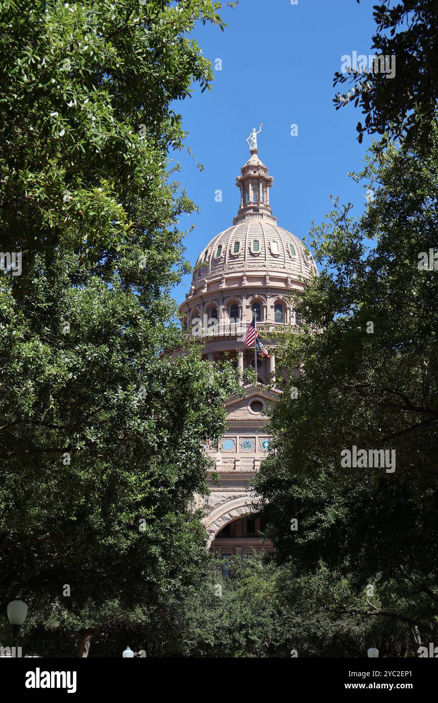 Grand Historic Building with Dome and Trees Stock Photo - Alamy