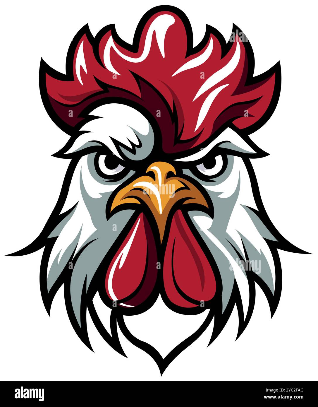 Hen head Stock Vector Images - Alamy