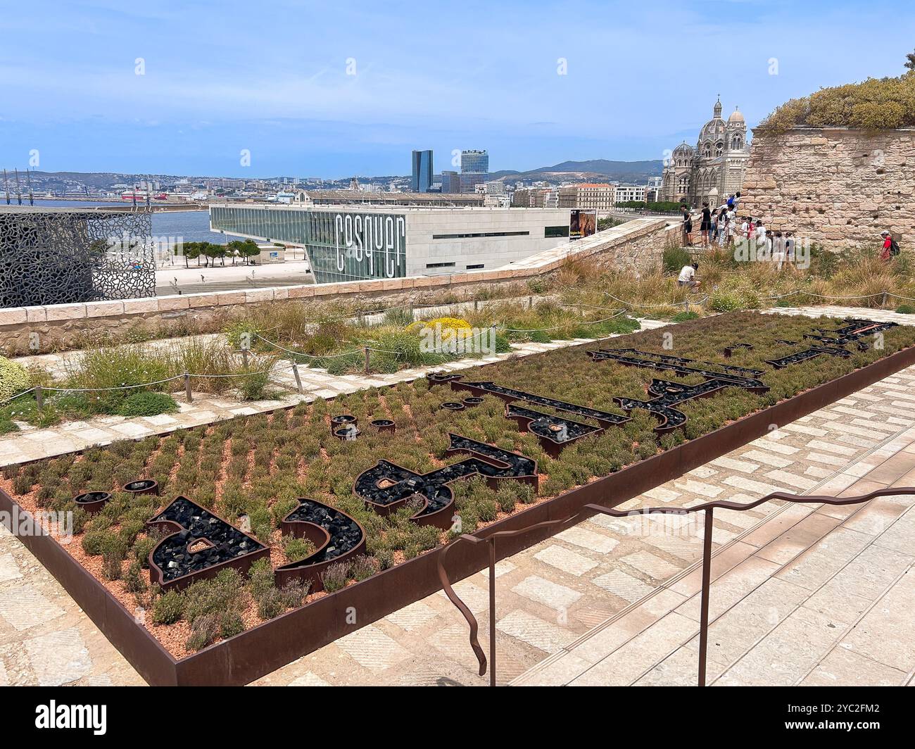 MARSEILLE, FRANCE - June 07, 2024: Exterior view under the Memorial of ...