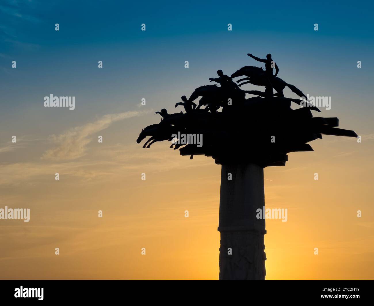 Izmir, Turkey - July 3, 2024: The Republic Tree Statue in Izmir ...
