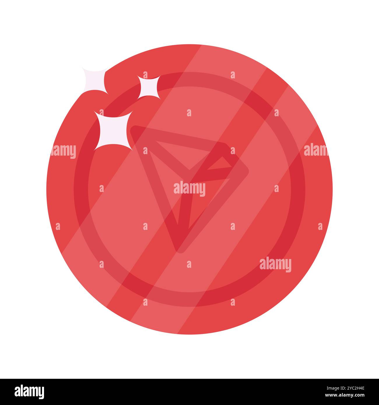 Well designed icon of Tron coin, cryptocurrency coin vector design ...