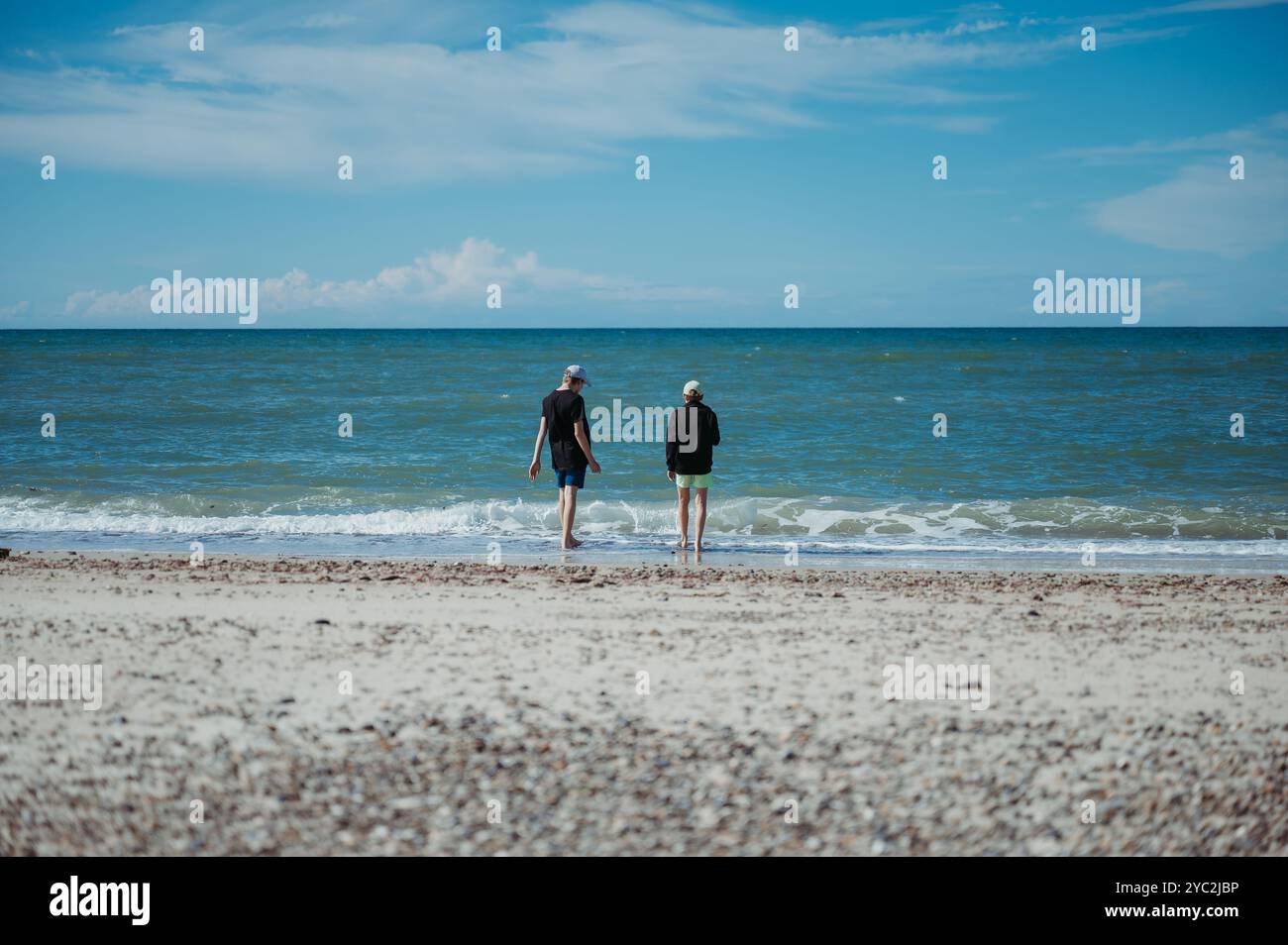 Brothers beach summer hi-res stock photography and images - Alamy