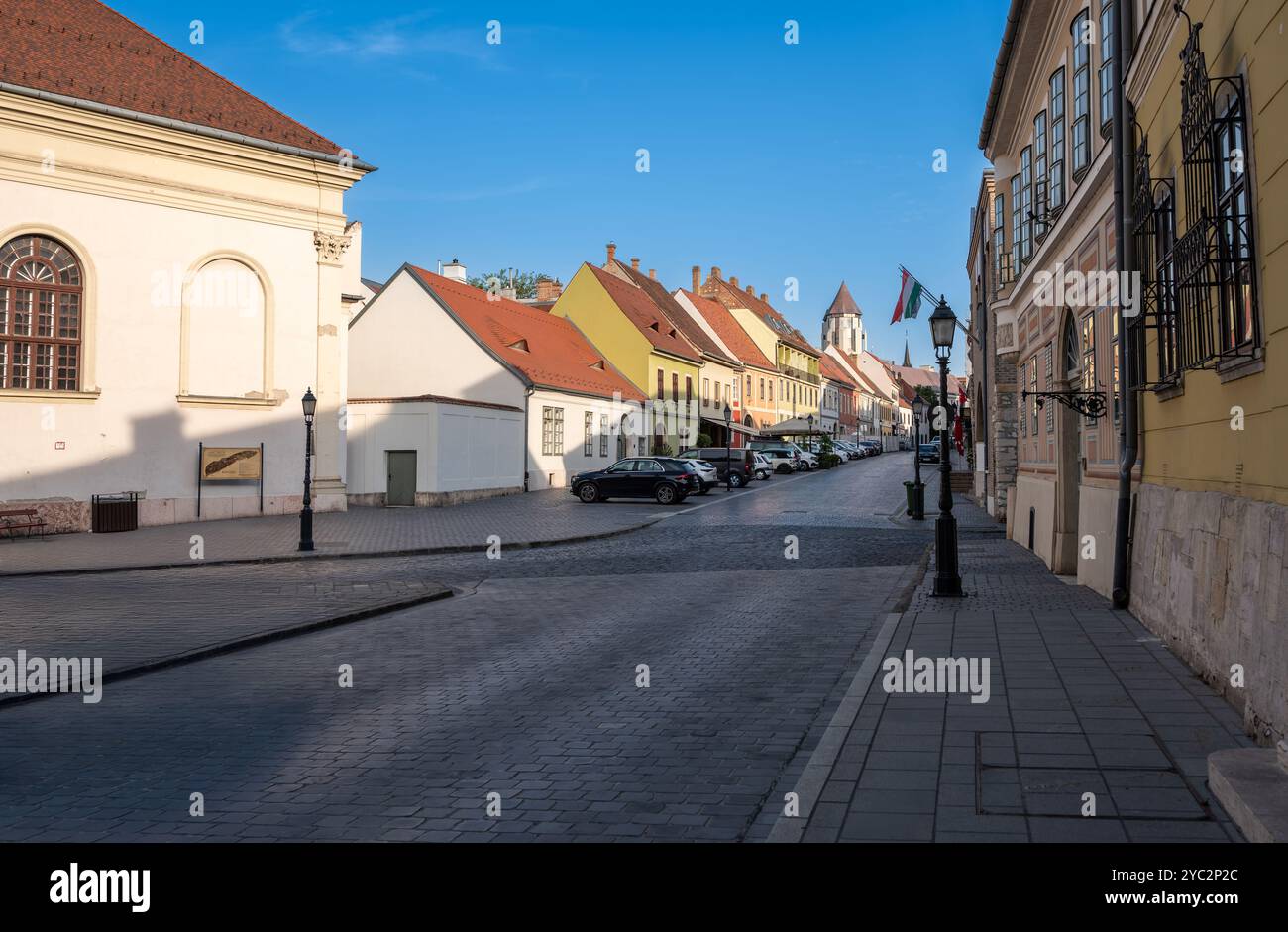 Budapest, Hungary. August 26, 2022. Perspective shot while walking ...