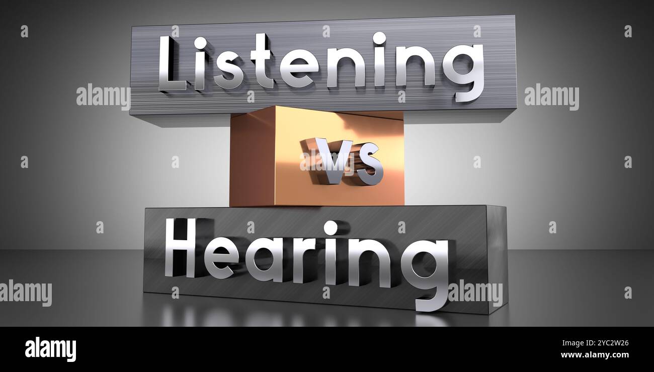 Hearing these words hi-res stock photography and images - Alamy