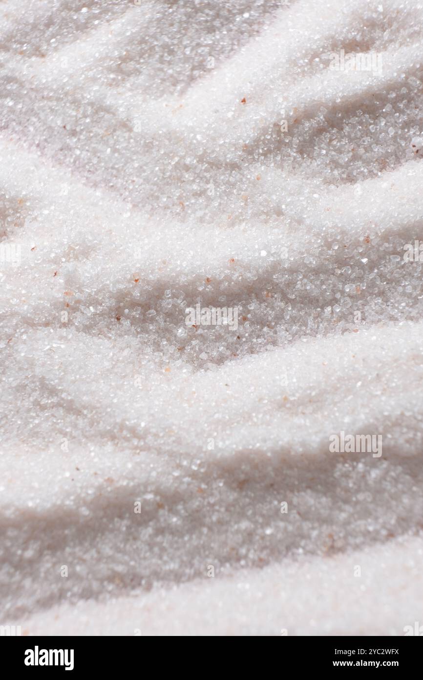 Natural Himalayan Pink Salt Fine Ground Top View Abstract Texture ...