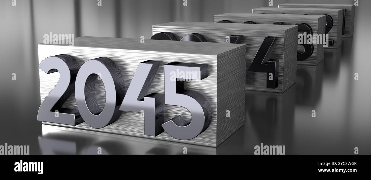 3d render illustration number blocks hi-res stock photography and ...