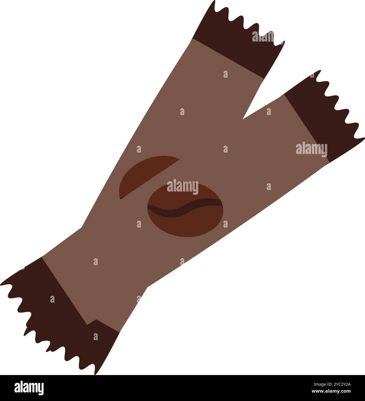 Vector illustration coffee sticks in solid cartoon style. Coffee-themed ...