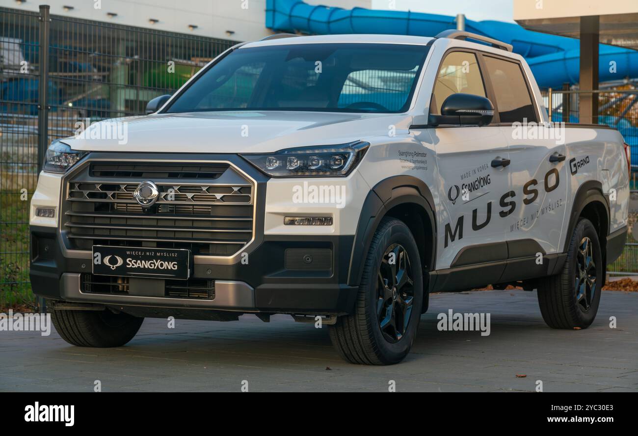 new SsangYong Musso pick-up truck Stock Photo - Alamy