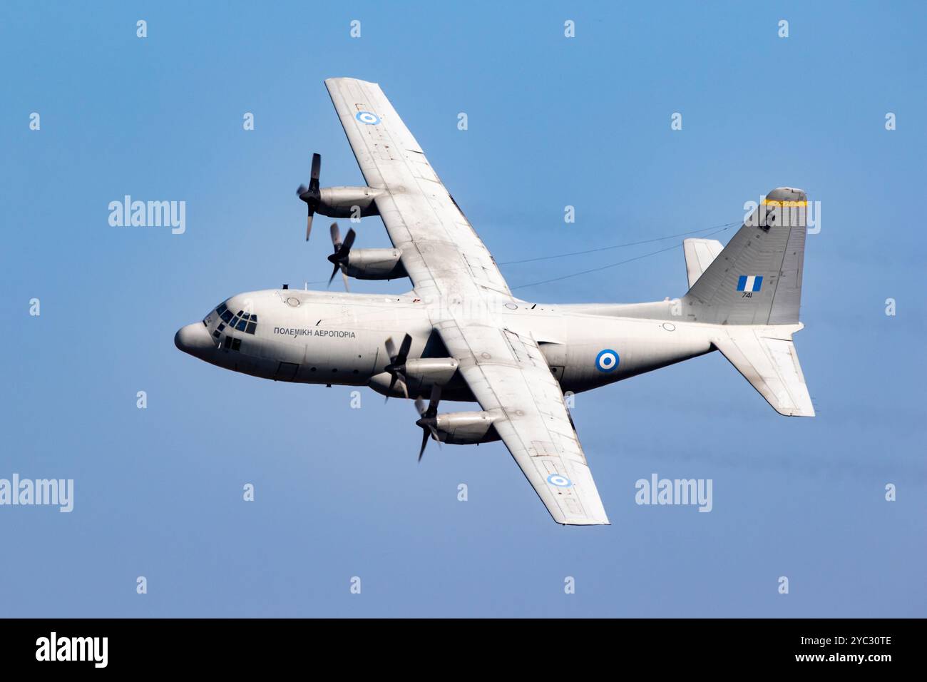 Hellenic (Greek) Air Force Lockheed Martin C-130 Hercules transport ...