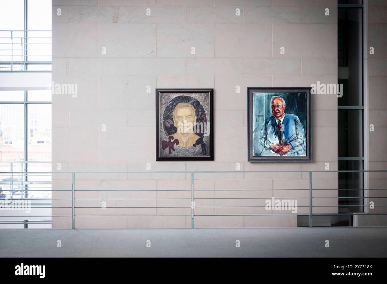 Kanzlergalerie Bundeskanzleramt DEU, Deutschland, Germany, Berlin, 14. ...