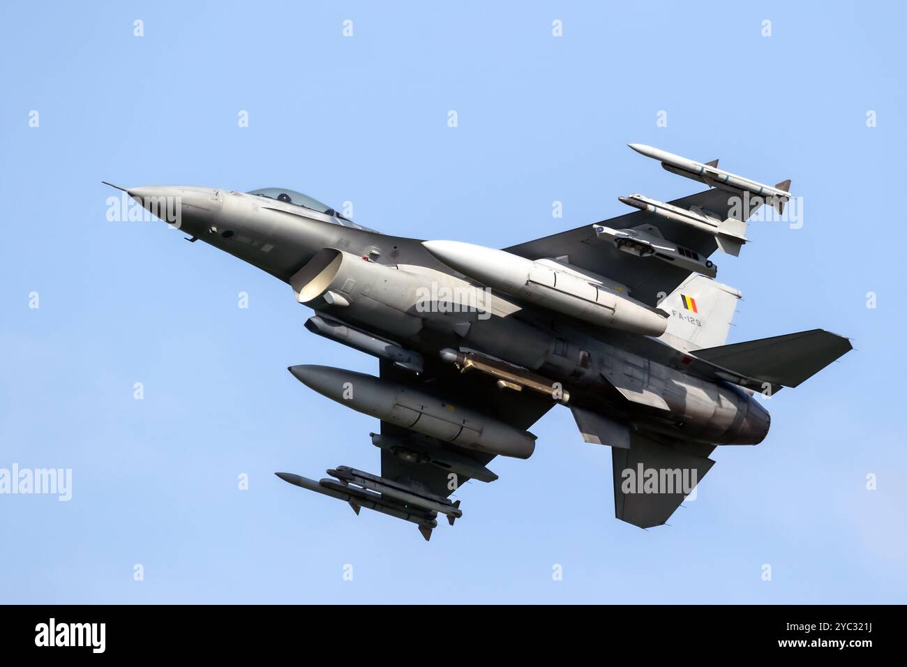 General Dynamics F-16 Fighting Falcon multirole fighter jet from the ...