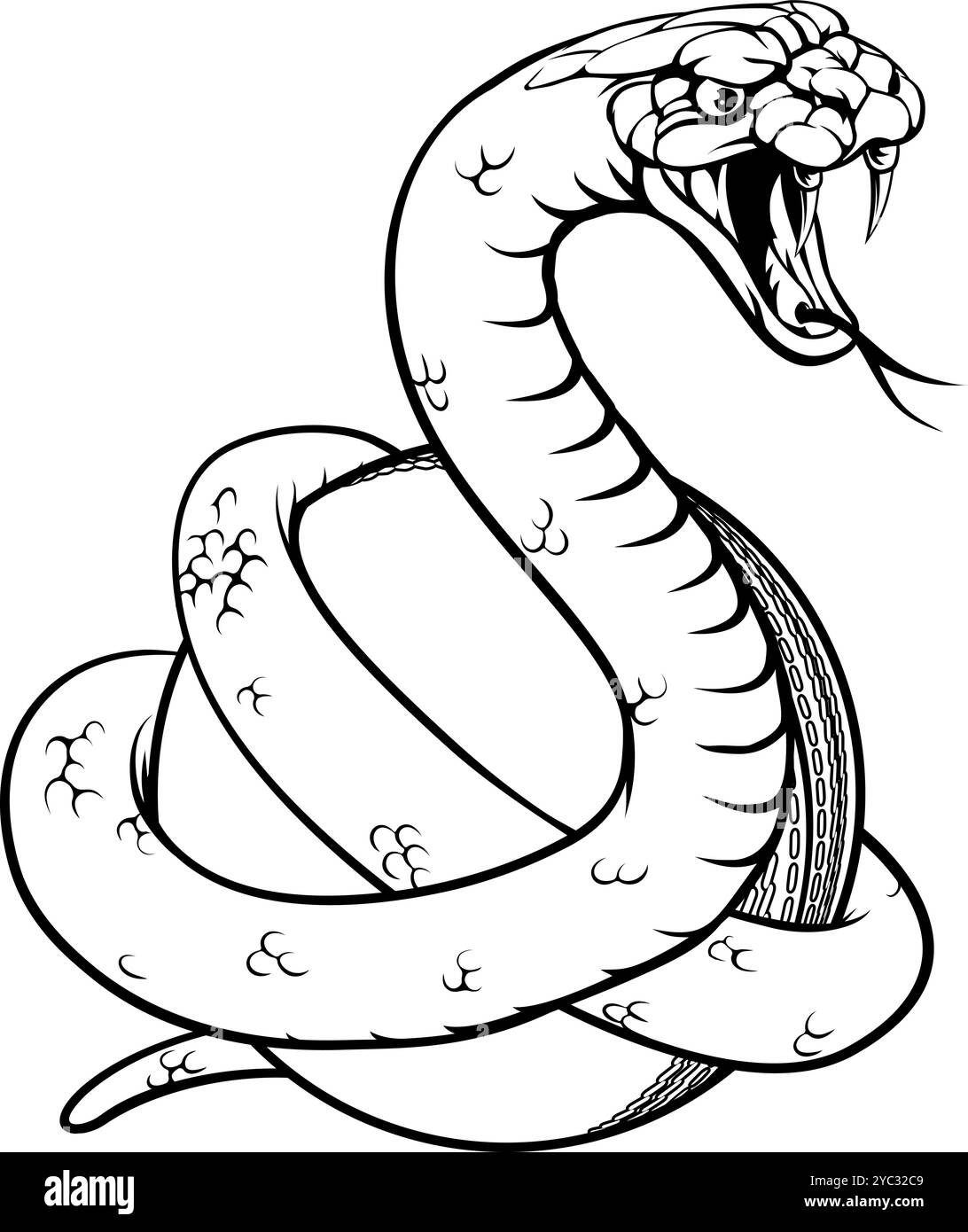 Snake Cricket Ball Animal Sports Team Mascot Stock Vector Image & Art ...