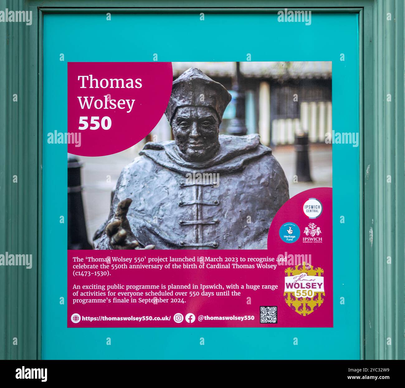 Wolsey 550 project information poster hi-res stock photography and ...