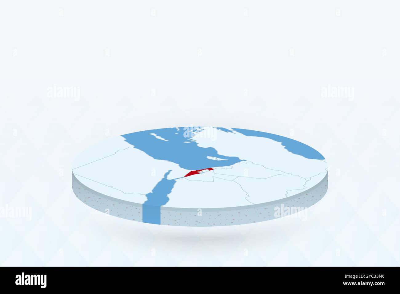 3d map of israel hi-res stock photography and images - Alamy