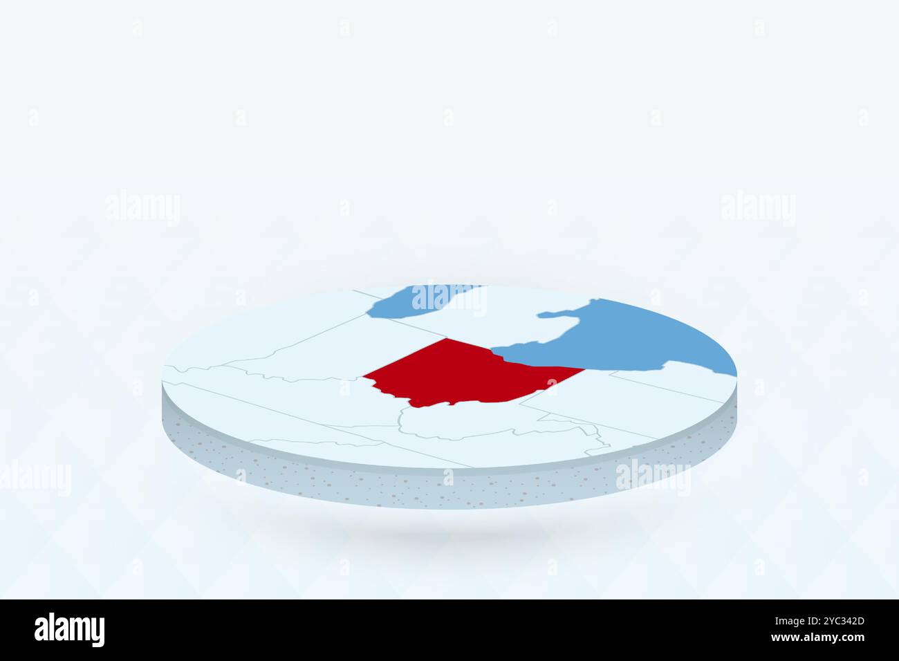 Us state ohio map vector vectors hi-res stock photography and images ...