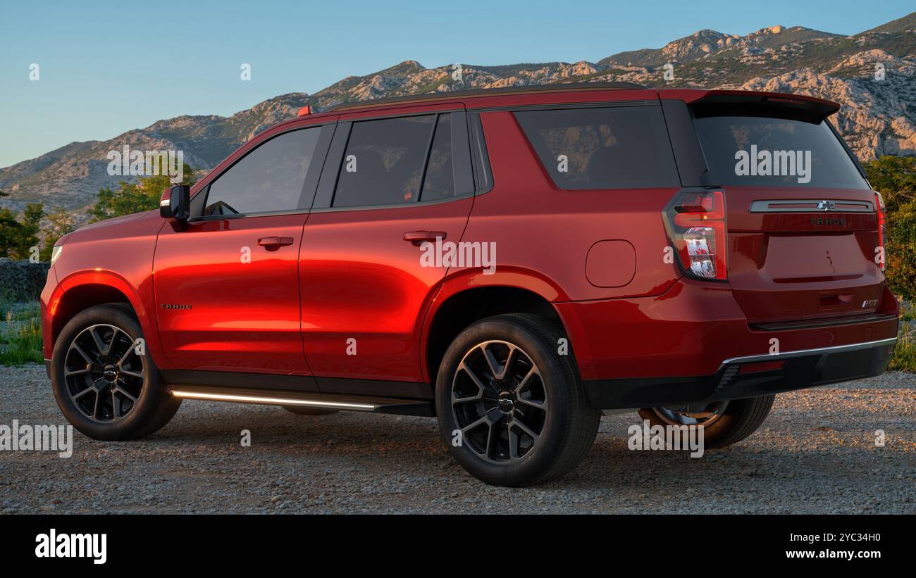 Chevy Tahoe: Full-Size SUV Stock Photo - Alamy