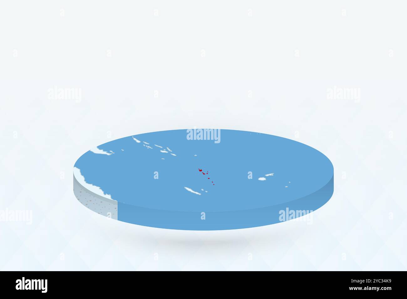 Vanuatu 3d map hi-res stock photography and images - Alamy