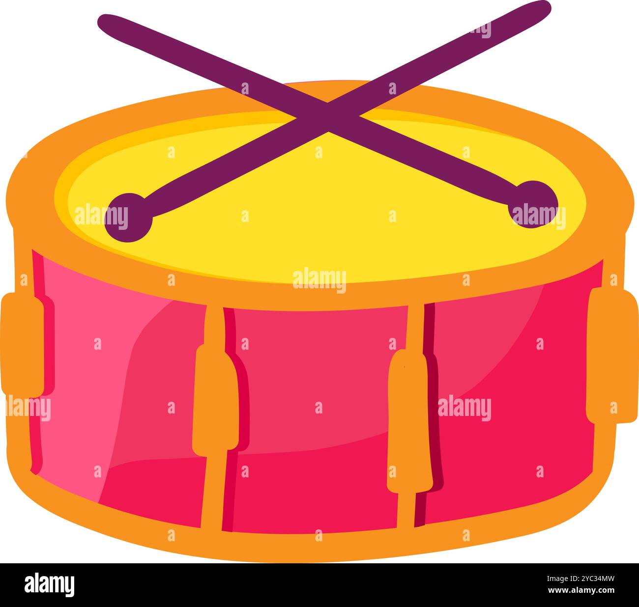 Drum cut out Stock Vector Images - Alamy