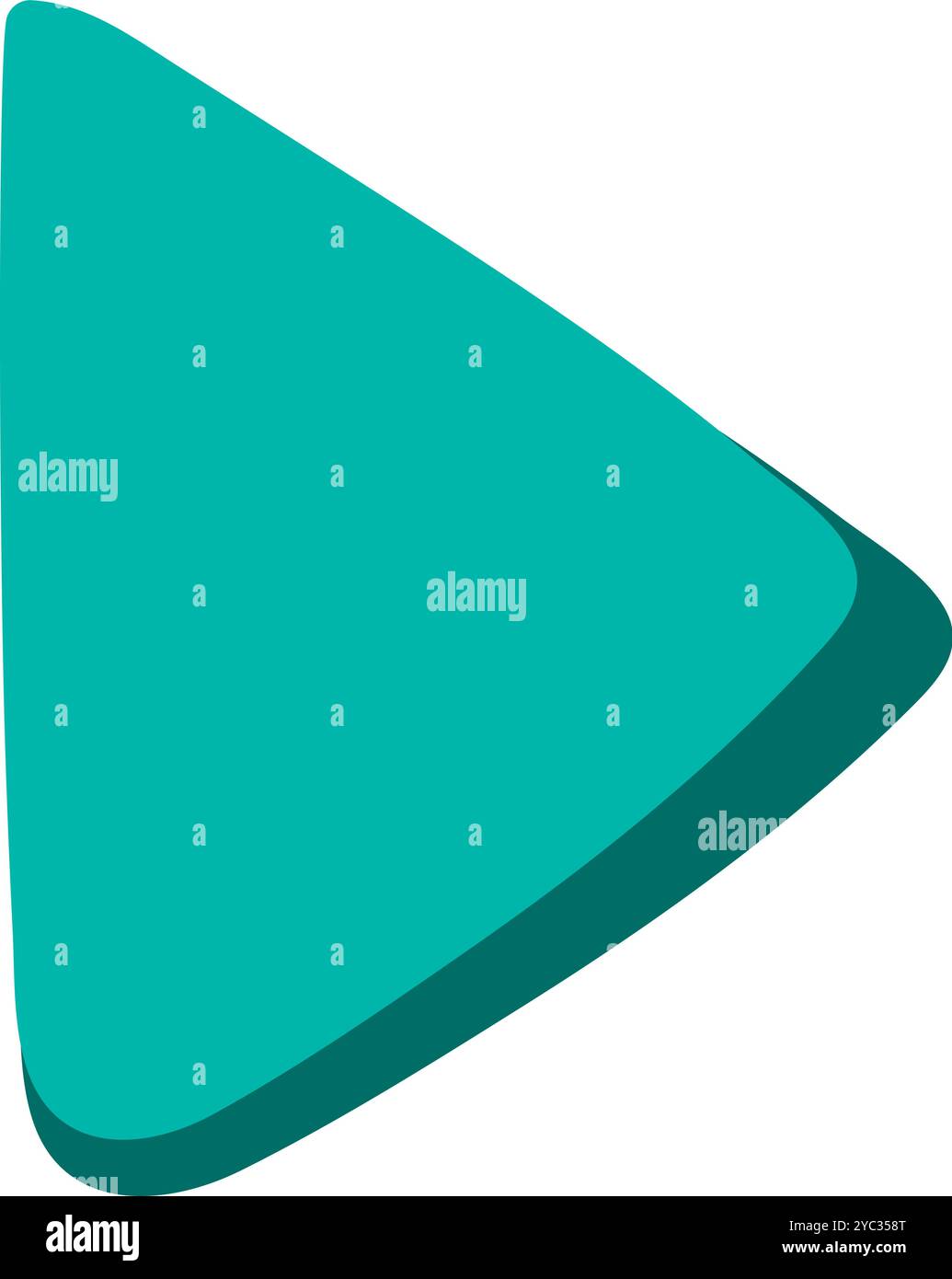 A vibrant vector illustration of play symbol of media control in joyful ...