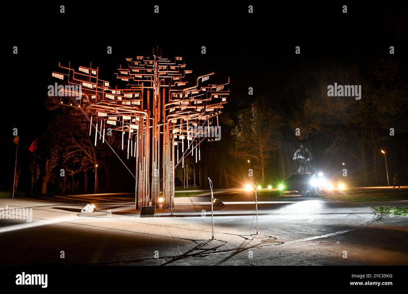 ZAPORIZHZHIA, UKRAINE - OCTOBER 18, 2024 - The Tree of Memory ...
