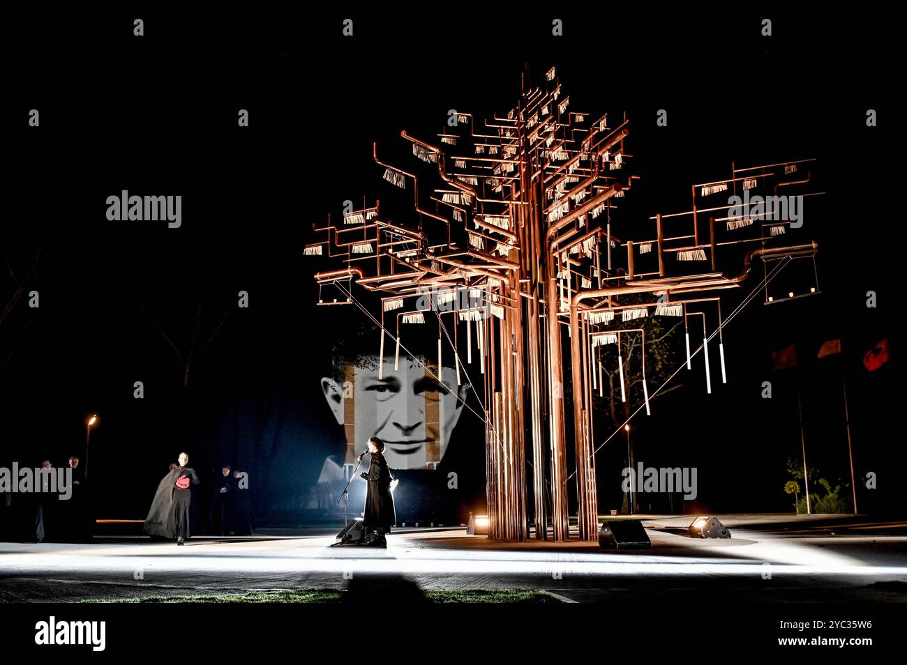 ZAPORIZHZHIA, UKRAINE - OCTOBER 18, 2024 - The Tree of Memory ...