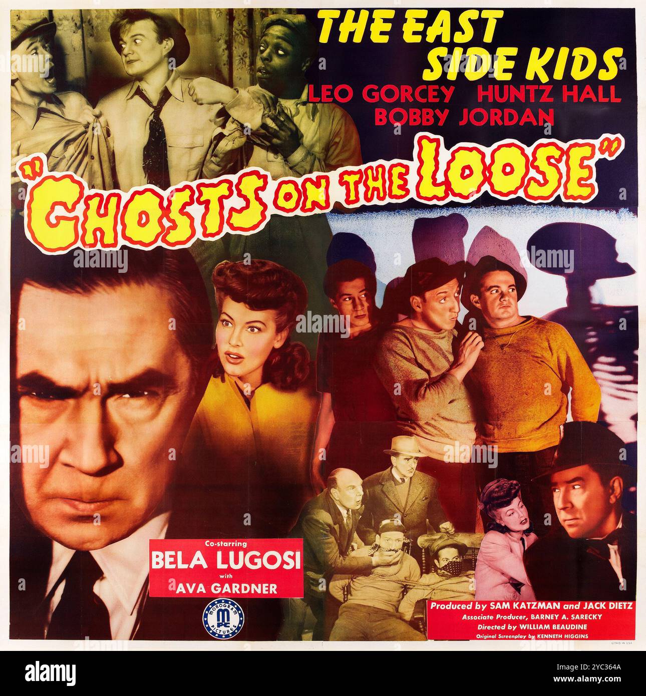 Ghosts on the Loose, The East Side Kids (Monogram, 1943) Old film ...
