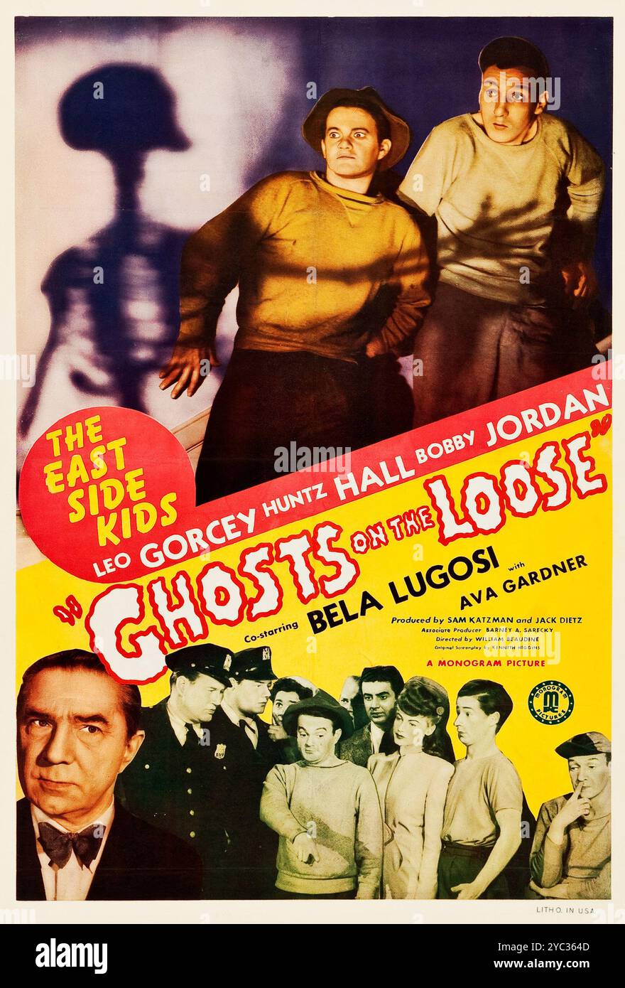 Ghosts on the Loose, The East Side Kids (Monogram, 1943) Old film ...