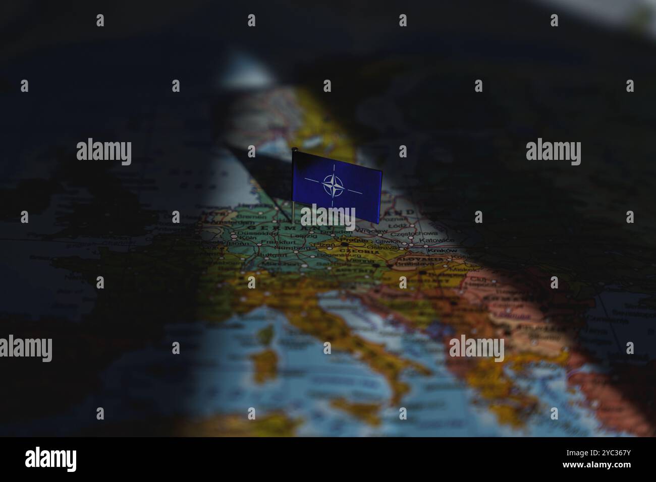 World map of nato hi-res stock photography and images - Alamy
