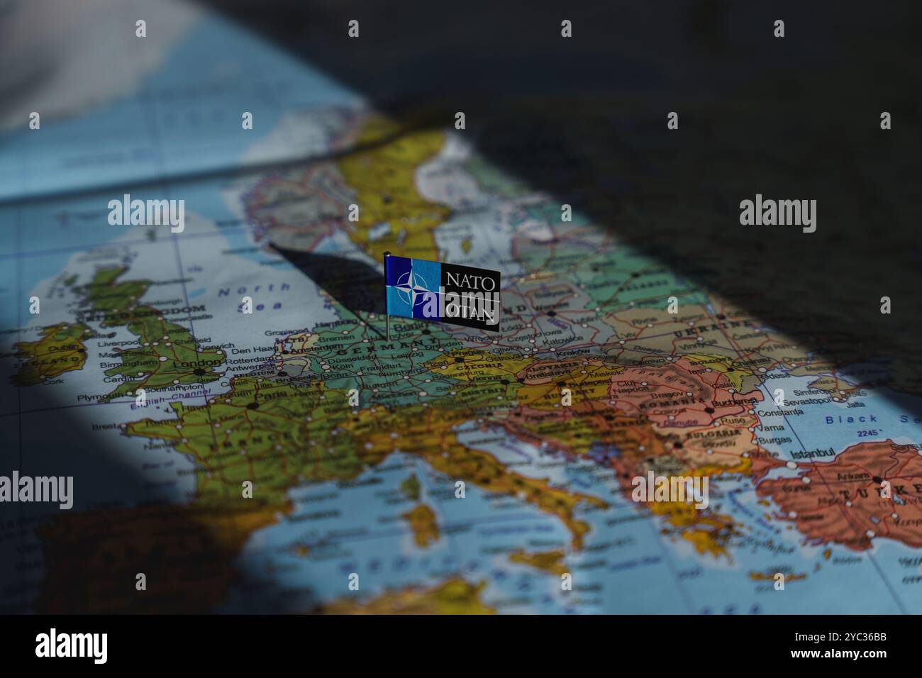 World map of nato hi-res stock photography and images - Alamy