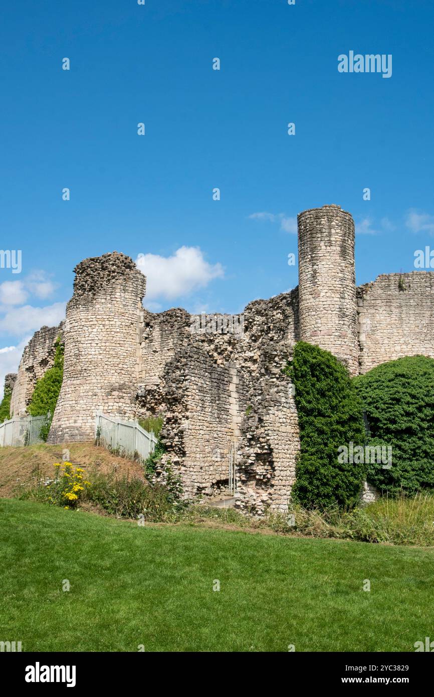 Yorkshire, UK – 23 July 2024: Conisbrough Castle is a 12th century ...