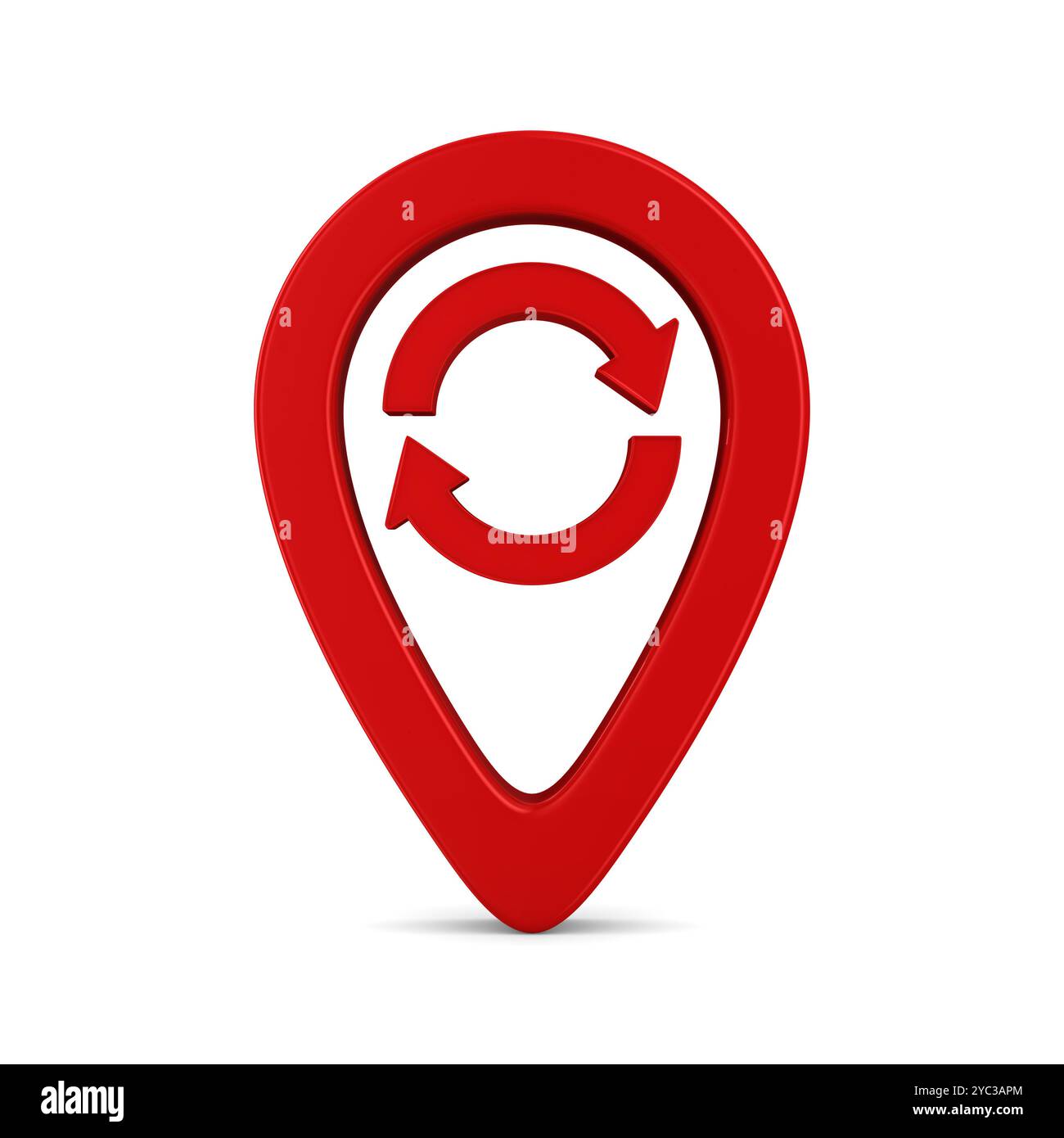 Background information red arrow Cut Out Stock Images & Pictures - Alamy