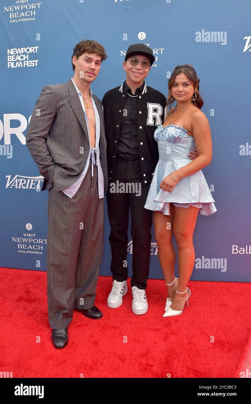 Noah Beck, Justin Wu und Siena Agudong beim '10 Actors to Watch'-Event ...