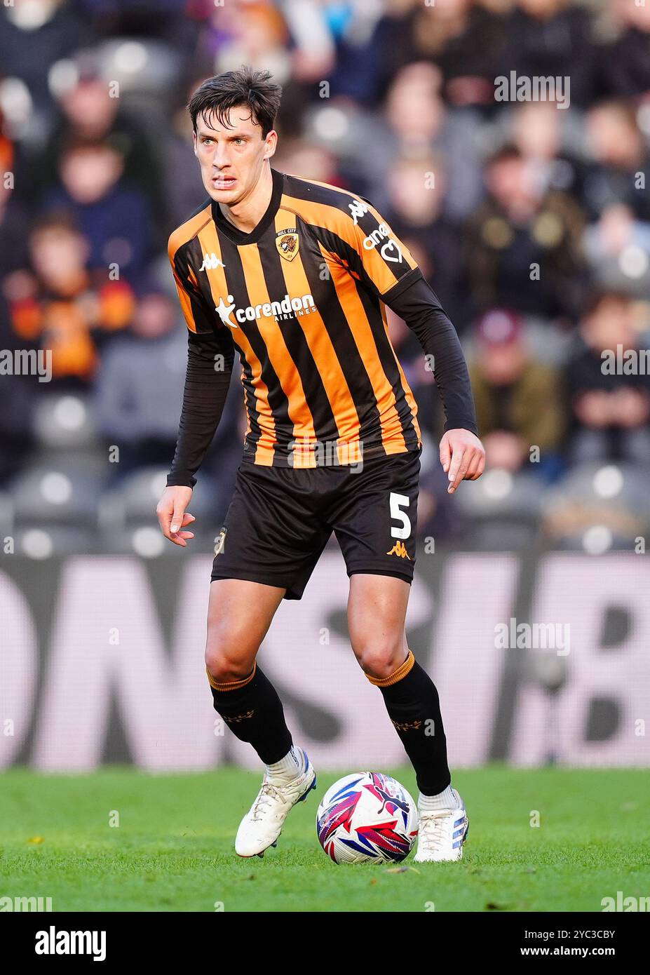 Hull City's Alfie Jones during the Sky Bet Championship match at the ...