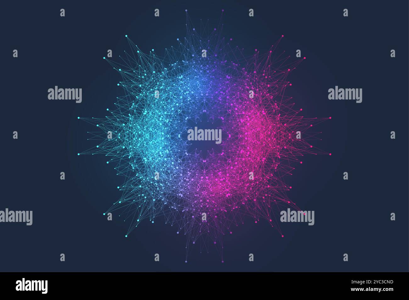 AI Banner Concept In The Digital Style. Generative Ideas Design Element ...