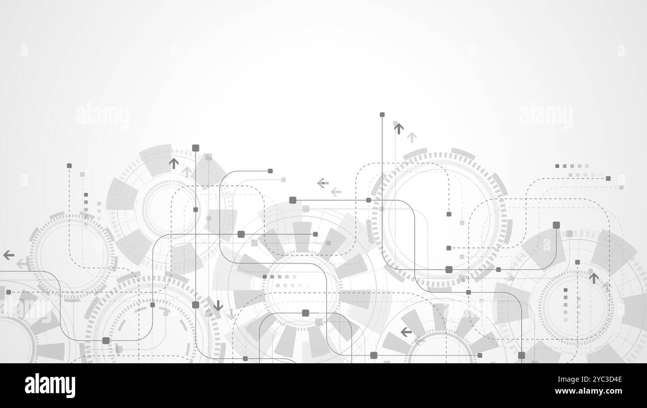 Abstract digital technology background with circuit board texture ...