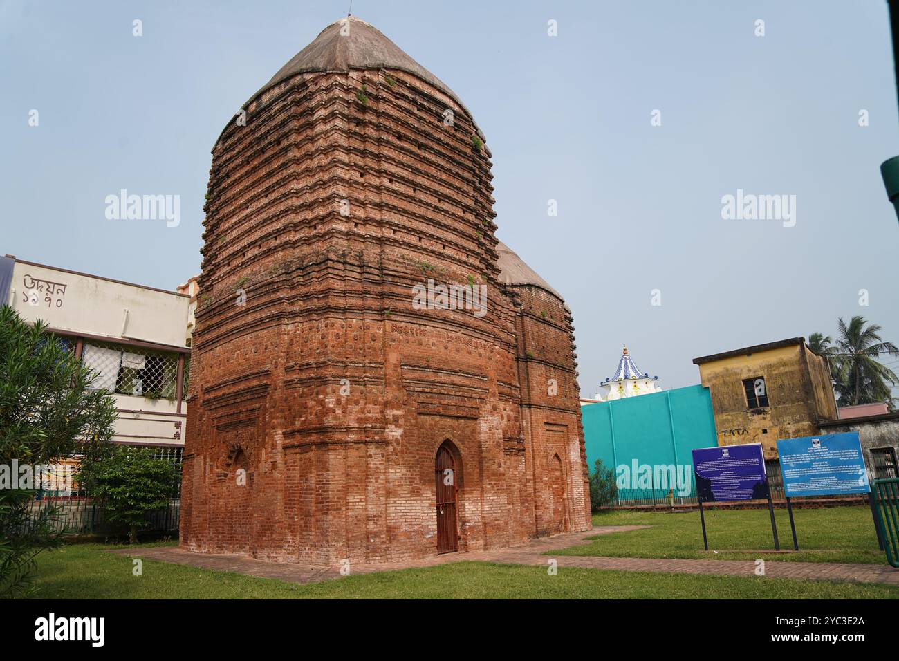 Ancient Jora Deul twin temples. Baidyapur. East Burdwan, West Bengal ...