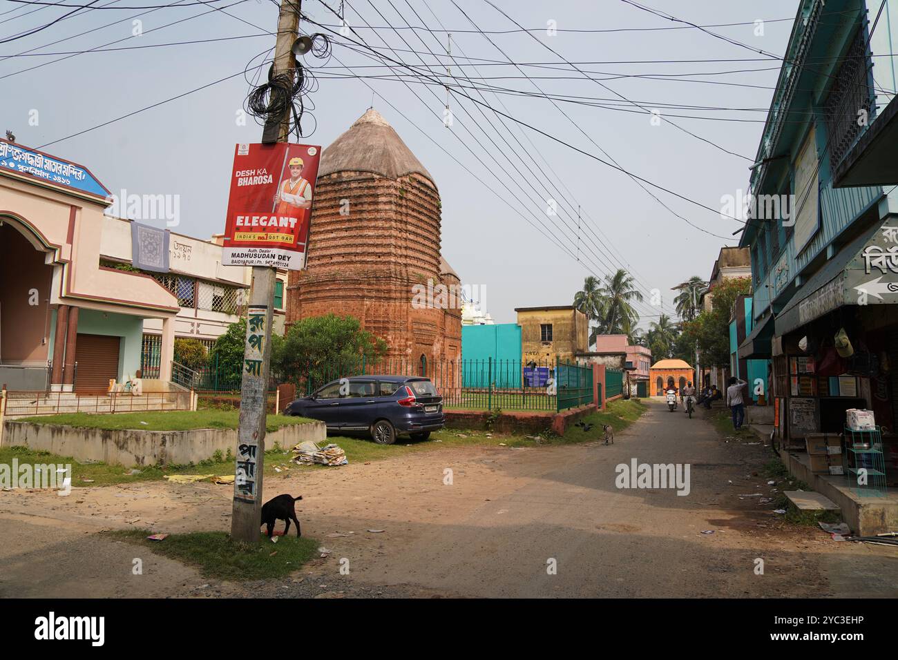Ancient Jora Deul twin temples area. Baidyapur. East Burdwan, West ...