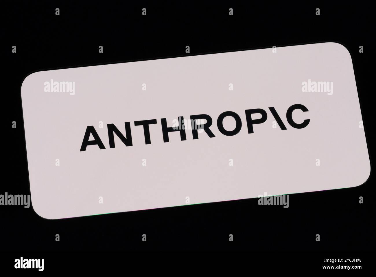 Shanghai,China-Oct.21st 2024: Anthropic AI company brand logo on phone ...