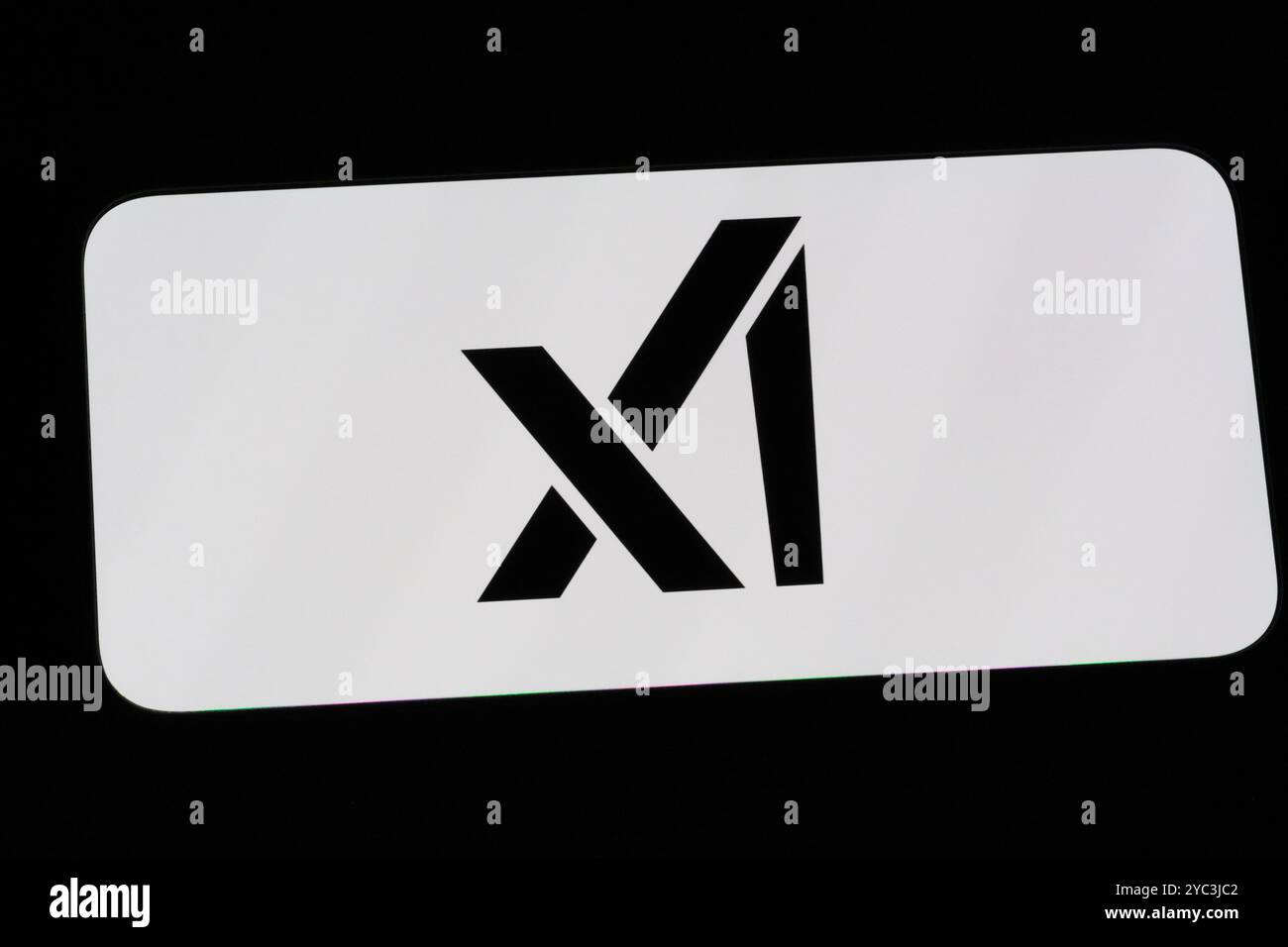 Shanghai,China-Oct.21st 2024: xAI company brand logo on phone screen ...
