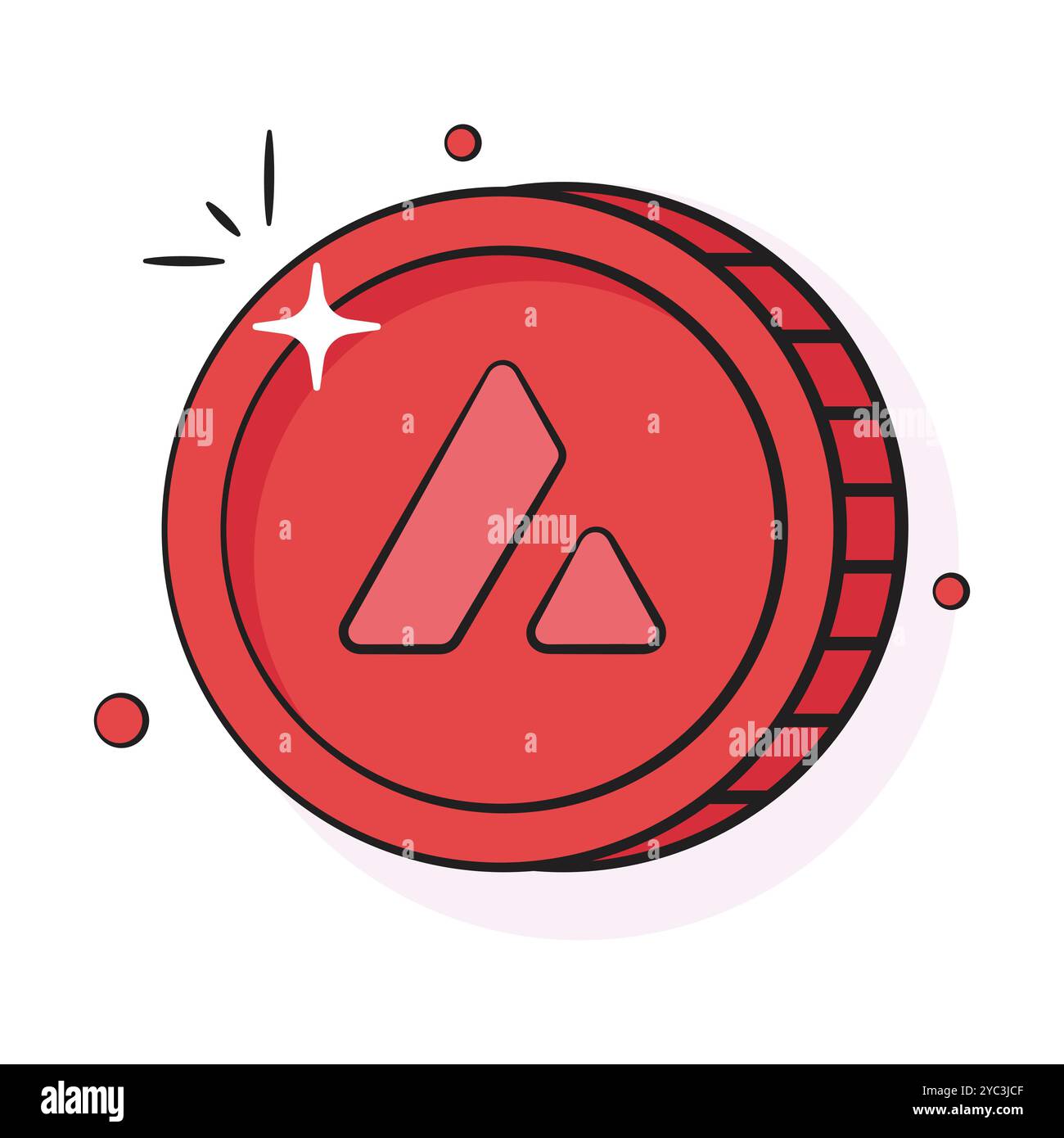 Avalanche icon vector vectors Stock Vector Images - Alamy