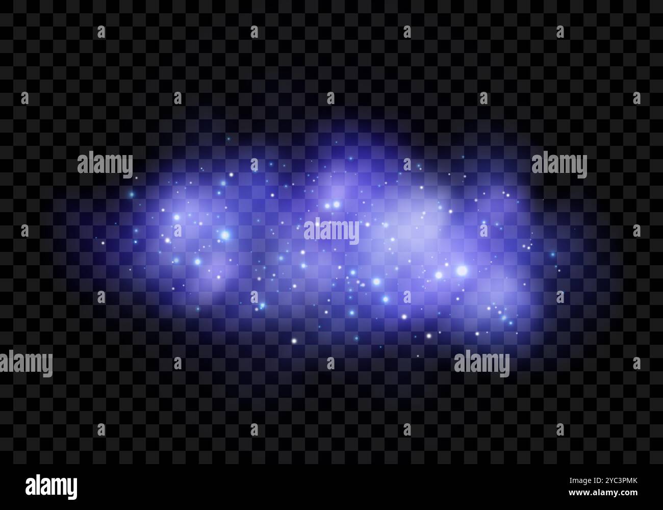 Blue smoke flare Stock Vector Images - Alamy